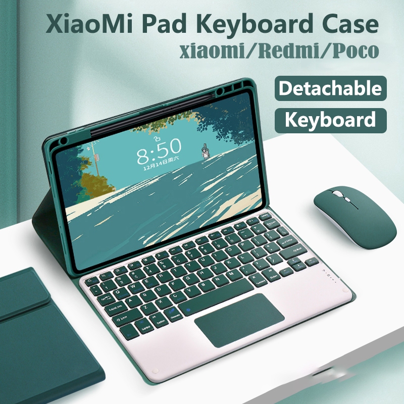 Redmi Pad 2 2025 11inch Keyboard Case for Poco Pad 12.1nch Bluetooth ...