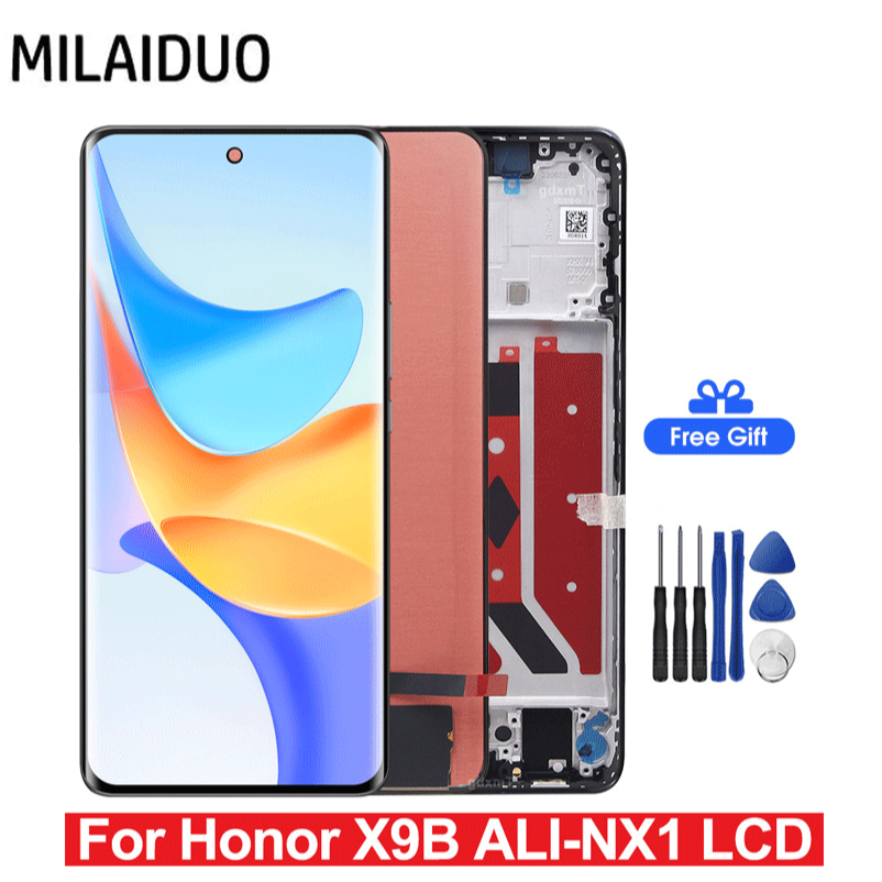6.78" AMOLED Display For Honor X9B 5G ALI-NX1 LCD Display Touch Panel ...