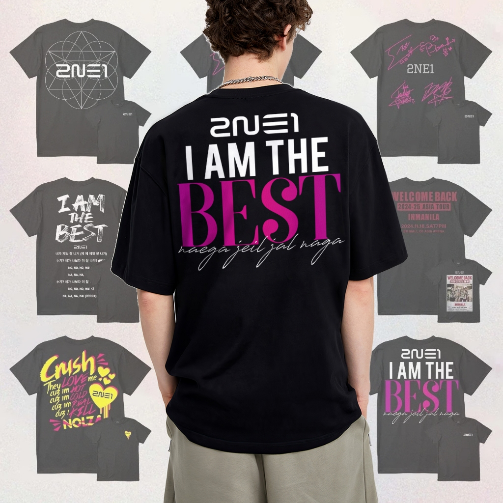 2NE1 Fan Inspiration T-shirt Welcome Back 2024 Manila Concert Cotton T ...