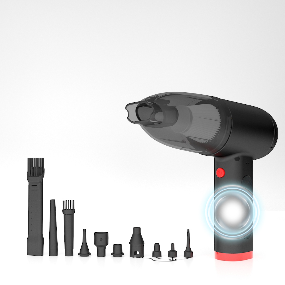 Compressed PC Air Cleaner Duster Electric Air Blower 3-Speed Cordless ...