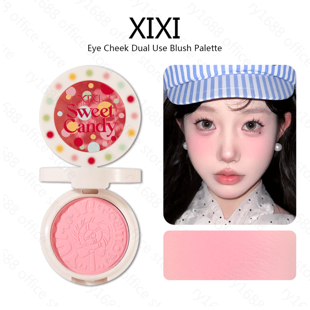 XIXI Eye Cheek Dual Use Blush Powder 3.5g Young Girl Face Makeup ...