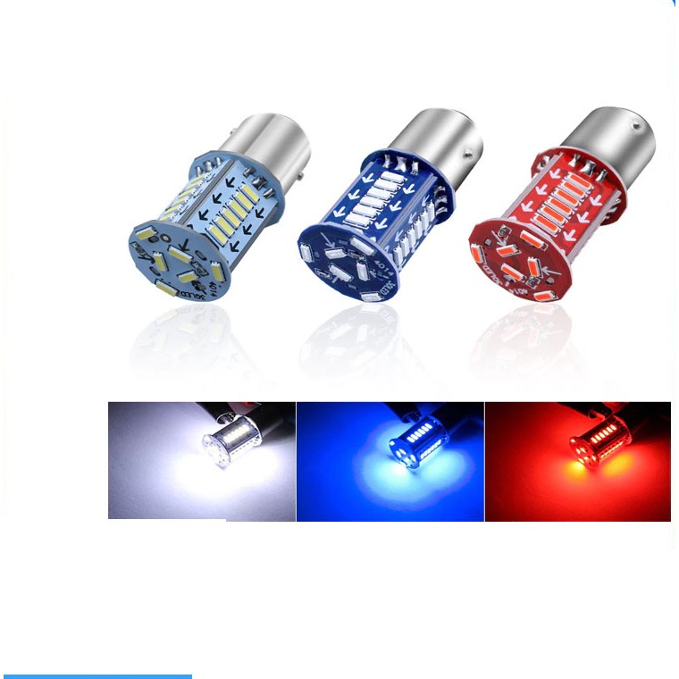 Motorcycle Tail Light Flash 1157 LED Strobe Signal Blinker Stop Brake ...