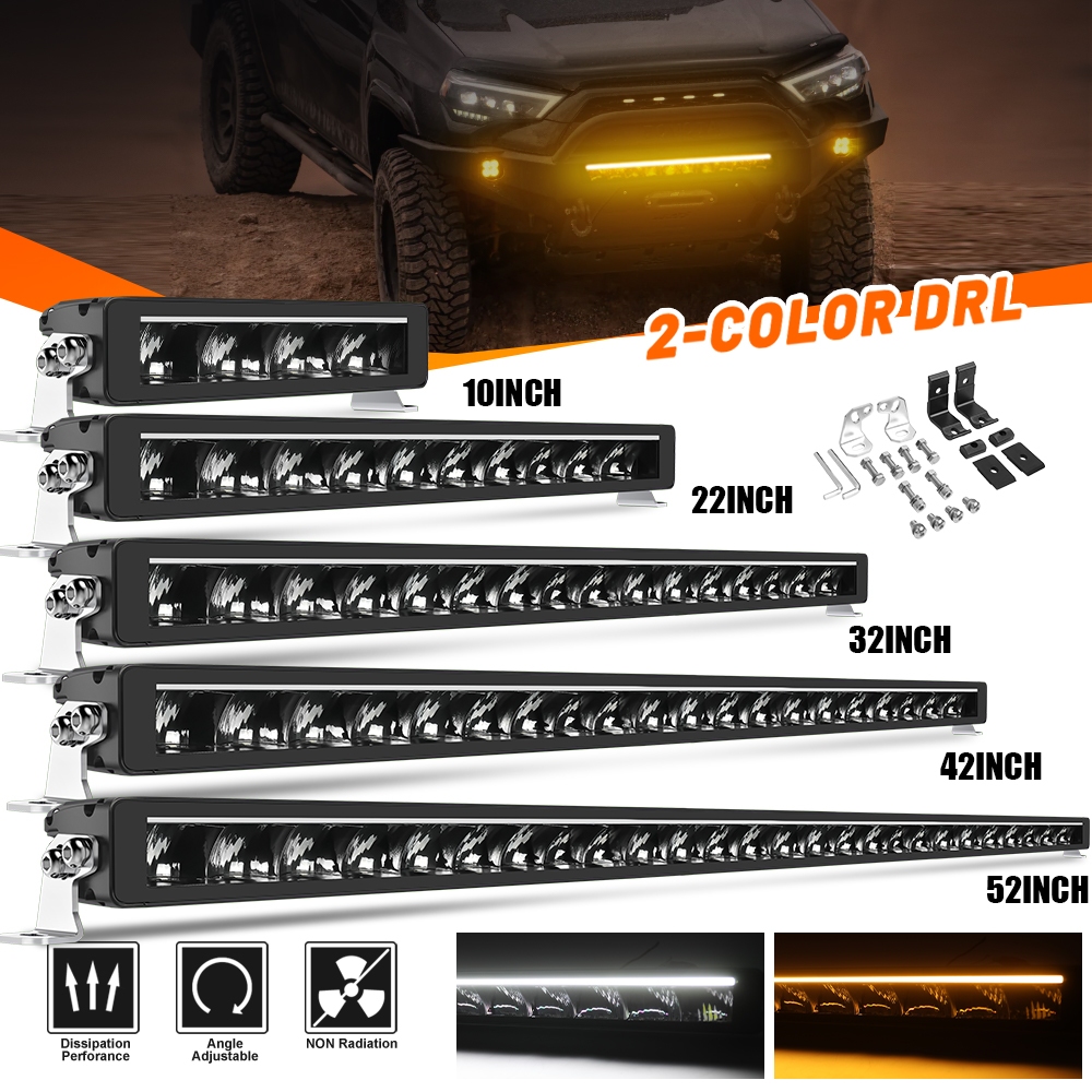 Super Bright 10inch 21inch 32inch 40inch 52inch Led Driving Light Dual ...