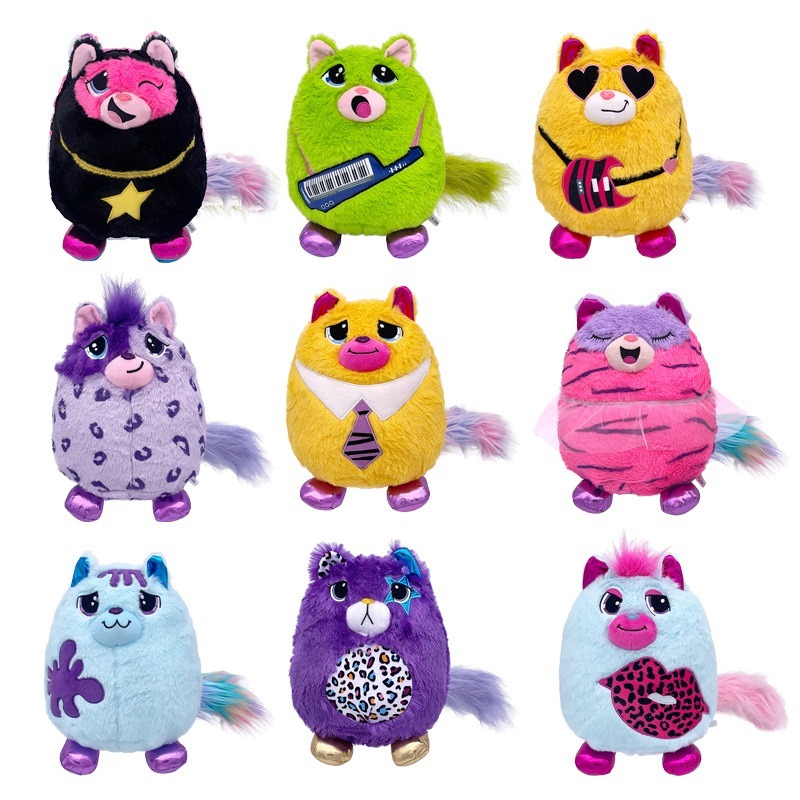 Plush Toy Misfittens Cats Stuffed Animal Cartoon Plushie Dolls Soft ...