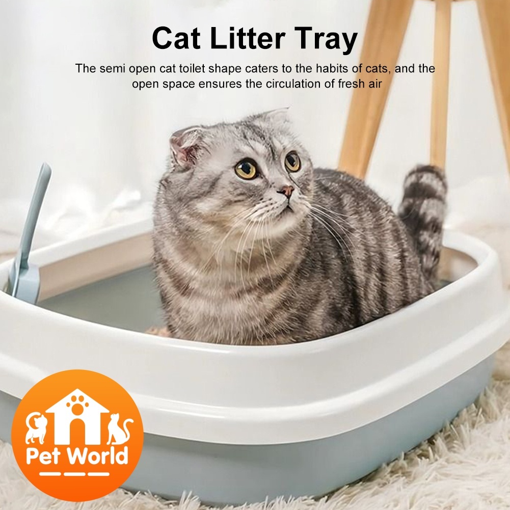Cat Litter Box With Scoop Cat Toilet Deodorization leakage prevention ...