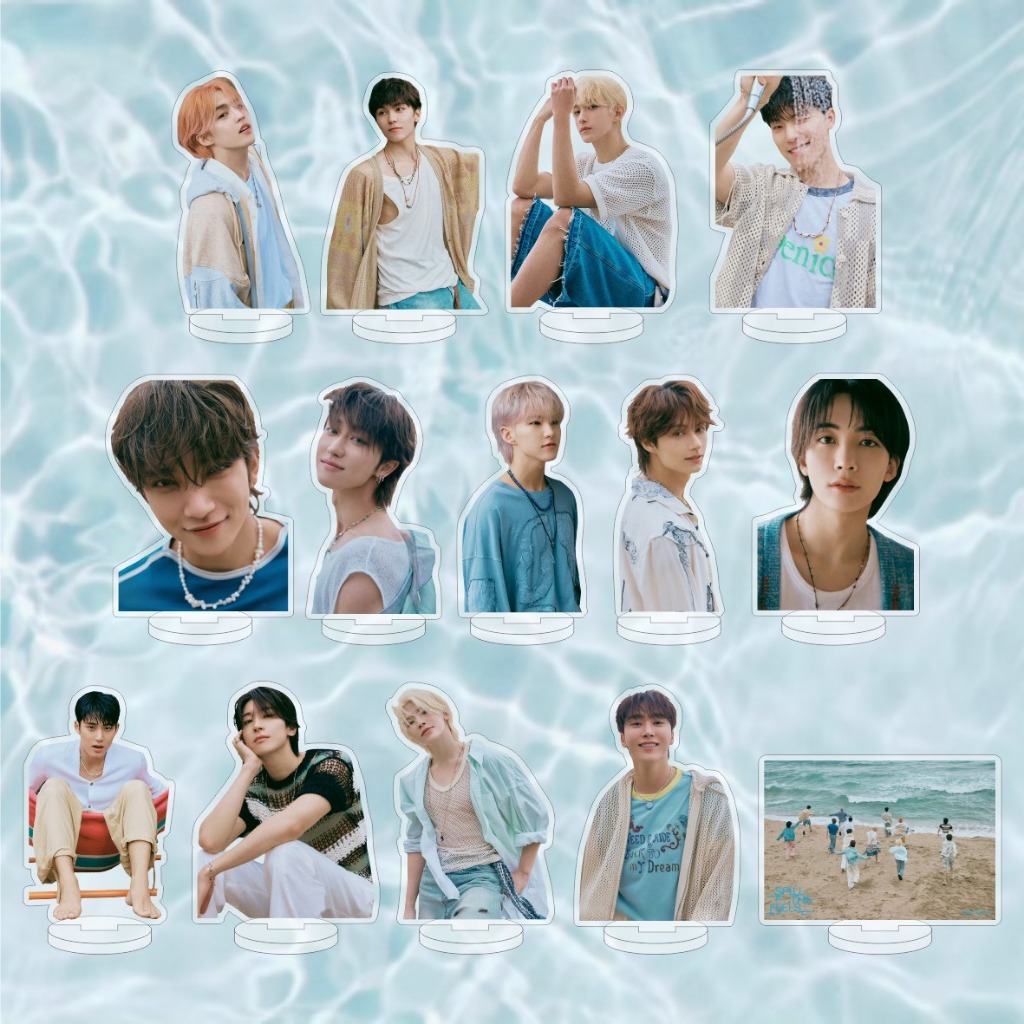 Kpop SEVENTEEN 12th Mini Album Figure Stand New Acrylic Double-Sided ...