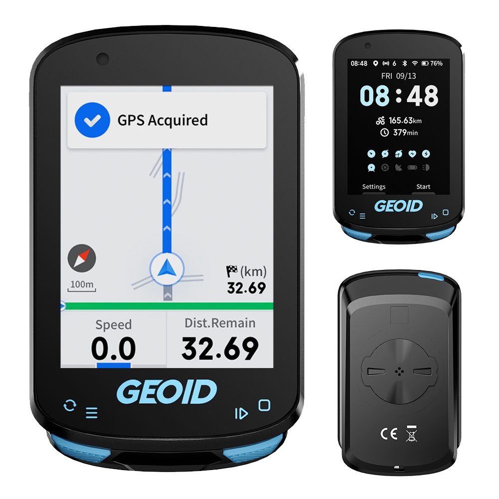 Geoid CC600 Colorful GPS Bike Computer Smart Navigation Waterproof Wireless Computer Speedometer ...
