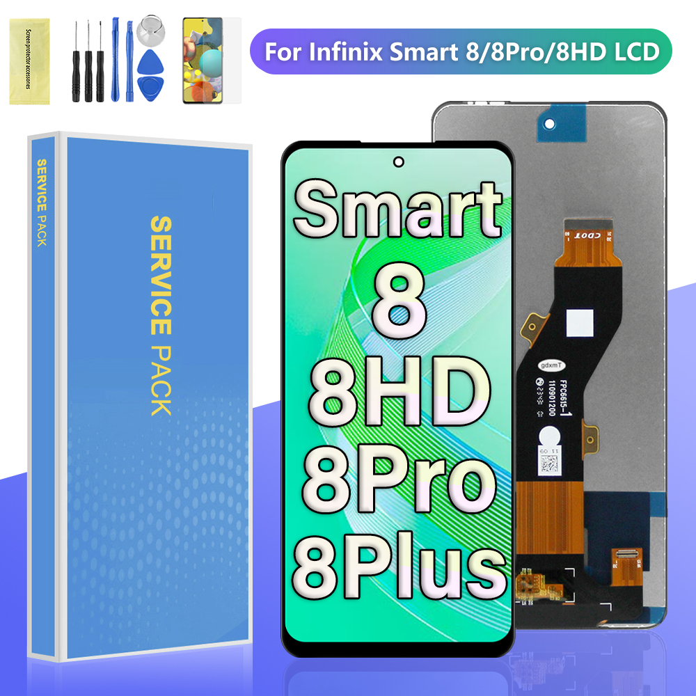 6.6" For Infinix Smart 8 / Smart 8 HD / Smart 8 Pro / Smart 8Plus LCD X6525 X6525B X6526 Display ...