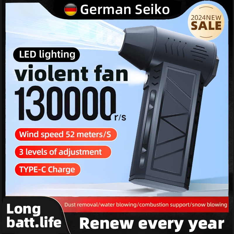 Violent Fan Outdoor Blower Charging Hurricane Cooling Fan130000 RPM ...
