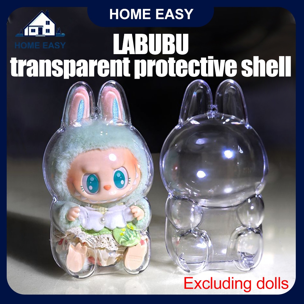 Macarons LABUBU V2/V1 Case THE MONSTERS Doll Transparent Protective ...