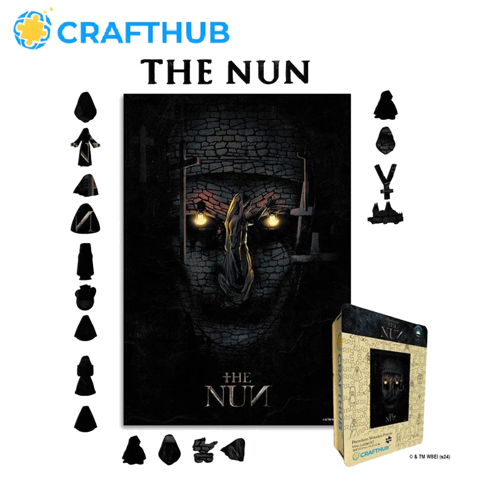 Crafthub The Haunting Nun - Valak the Conjuring Wooden Jigsaw Puzzle ...