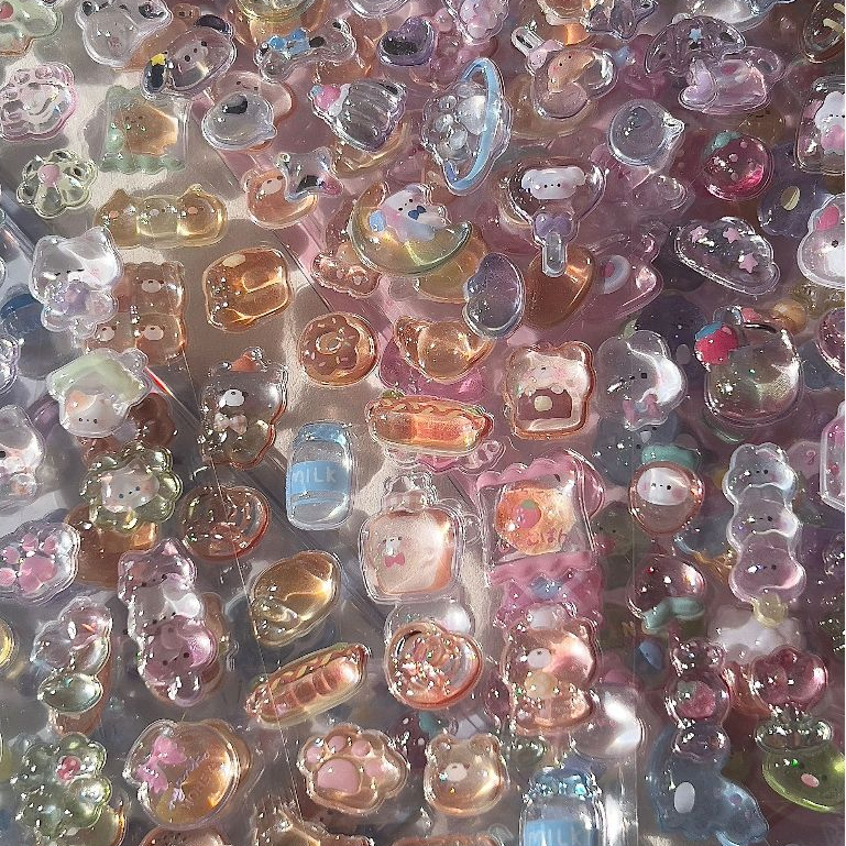 Ohaya | 3d Crystal Embossed Sticker Mobile Phone Gift Manicure ...