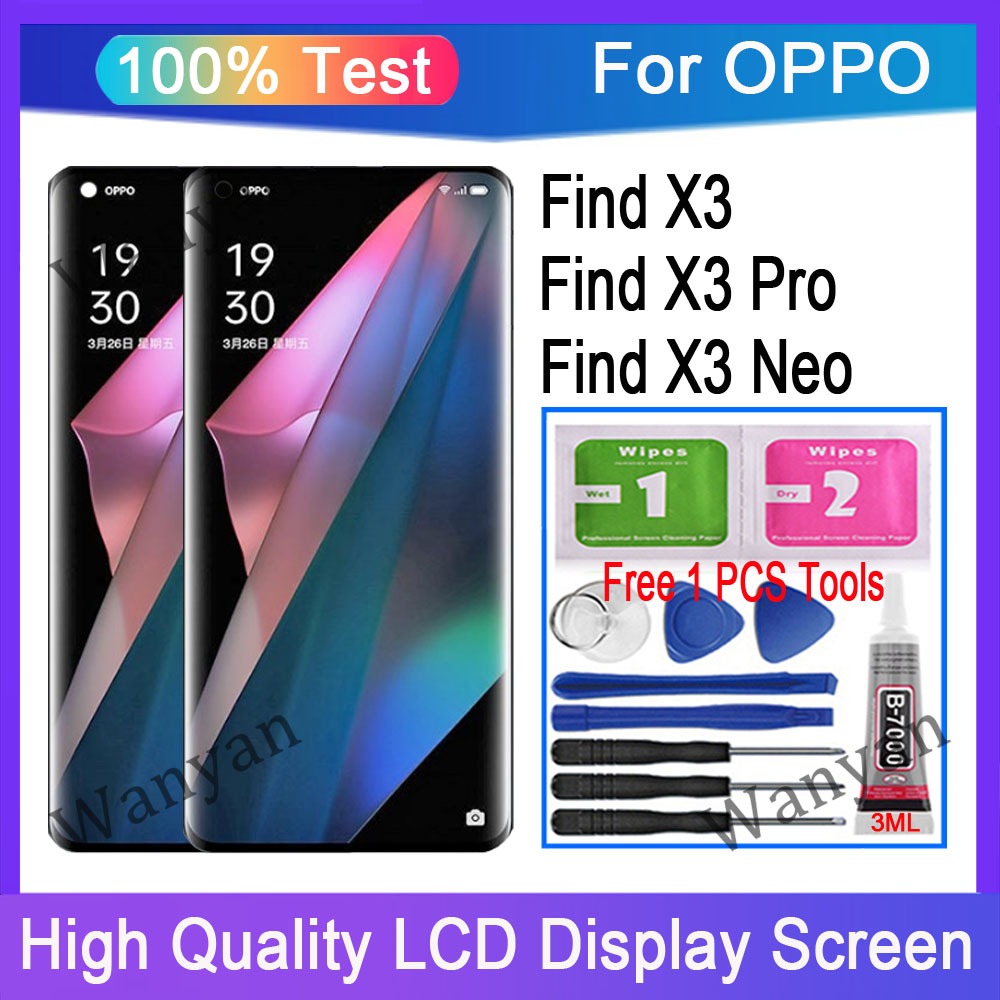 OEM For AMOLED OPPO Find X3 Find X3 Pro Find X3 Neo 5G LCD Display Touch Screen Replacement ...