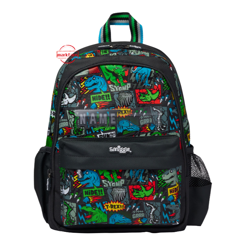 Australia Smiggle dinosaur Happy Tales Junior Id Backpack | Shopee ...