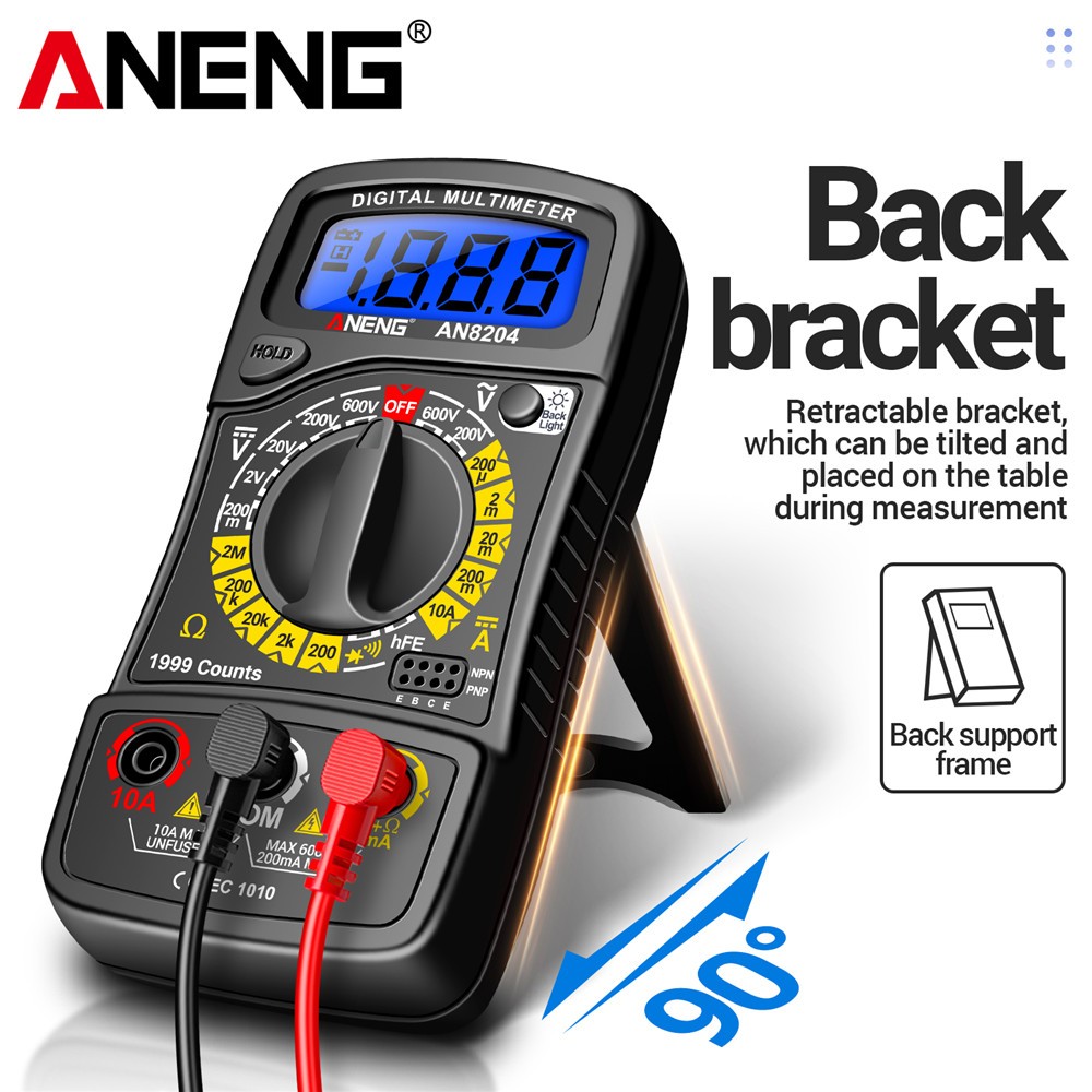ANENG AN8204 Multimeter 1999 Counts Digital High Precision AC/DC ...