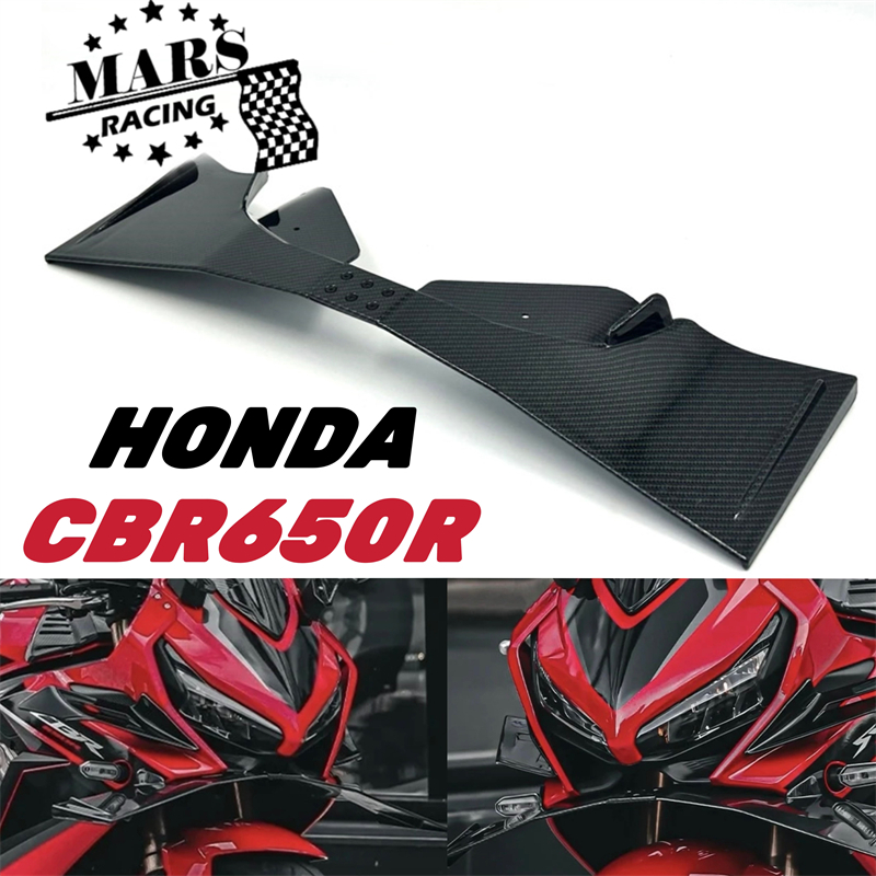 Motorcycle Accessories Sport Front Spoiler Winglet Aerodynamic Wing Kit ...