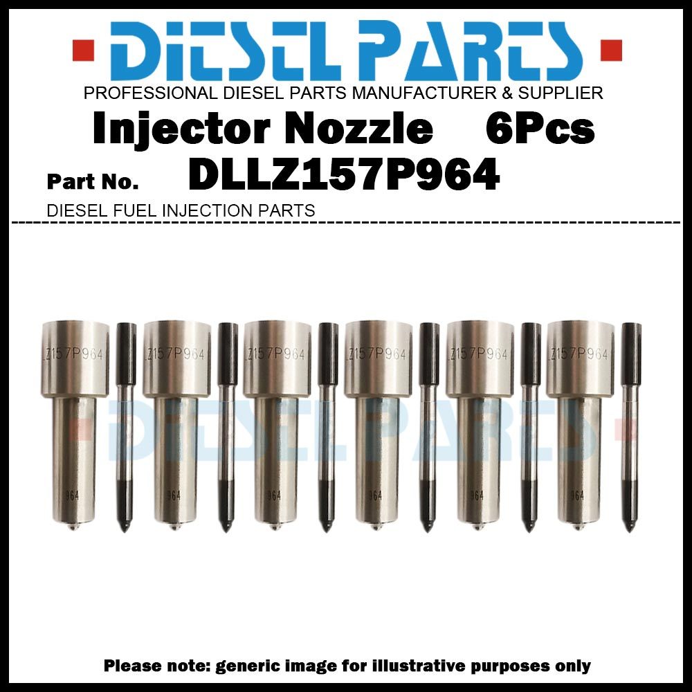 6x Diesel Fuel Injector Nozzle Tip DLLZ157P964 for Mitsubishi Fuso ...