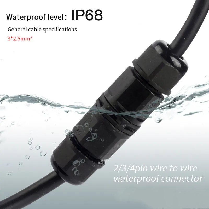 Waterproof terminal connector in the middle of electric wire Buried ...