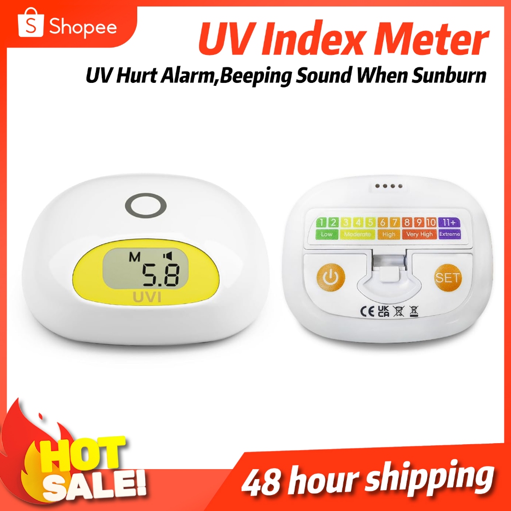 Sunlight UV Index Meter,UV Hurt Alarm,Beeping Sound When Sunburn,No Use ...