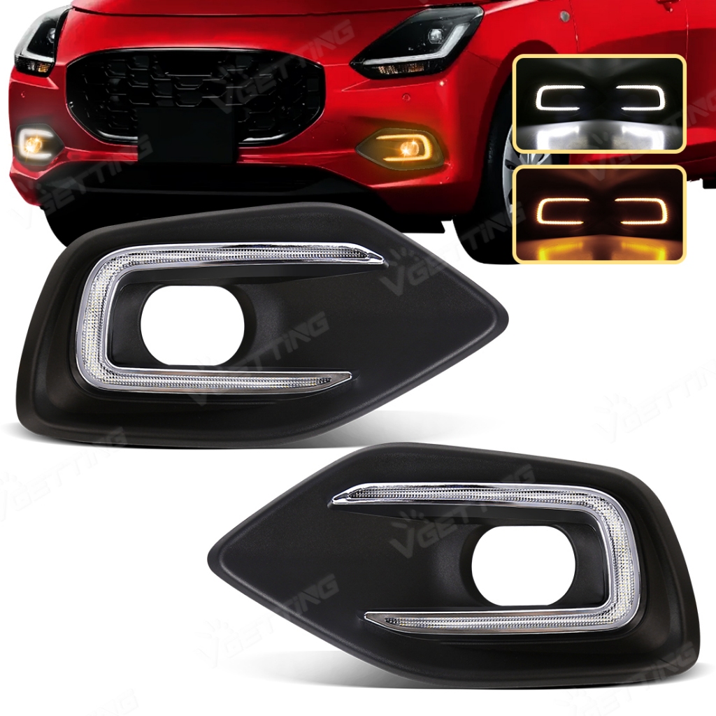 Vgetting Car LED Daytime Running Light Fog DRL Bumper Driving Lamp For ...