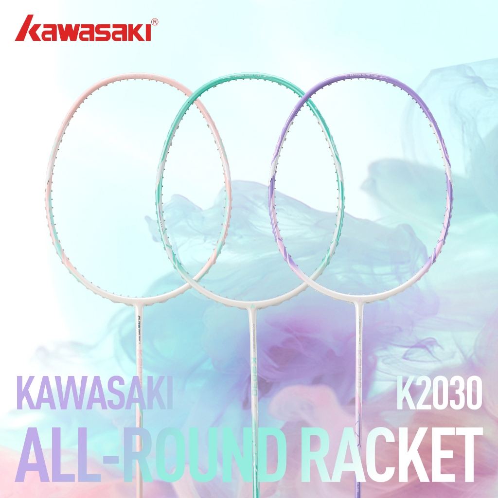 Kawasaki Badminton Racket K2030 5U 18-30LBS Suitable For Fessional ...