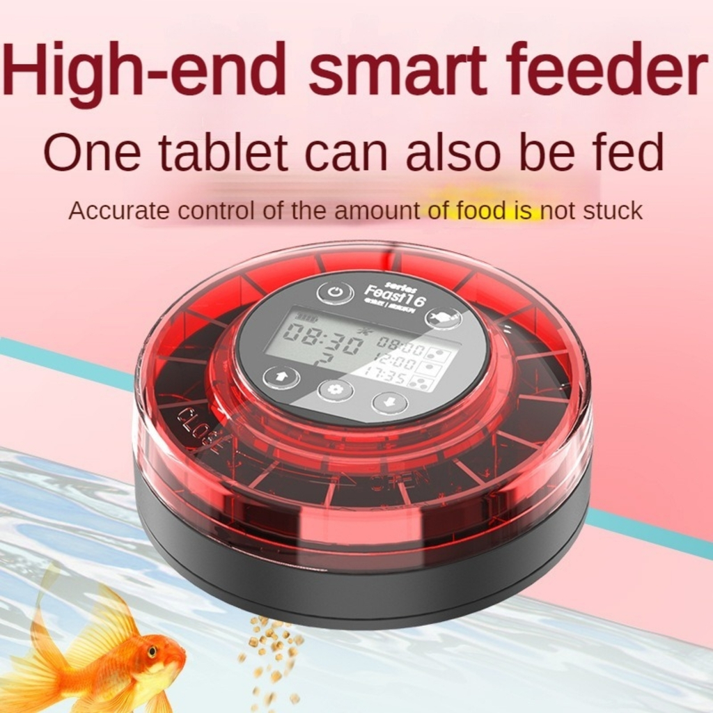 Automatic Fish Feeder Feeding Handy Tool Fish Tank Timing Automatic ...