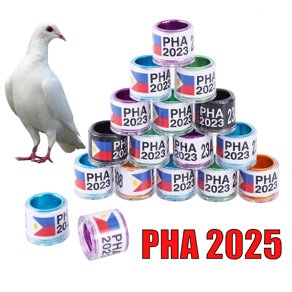 10Pcs New Pigeon ring 2025 PHA Singsing ng kalapati for Dove rings ...