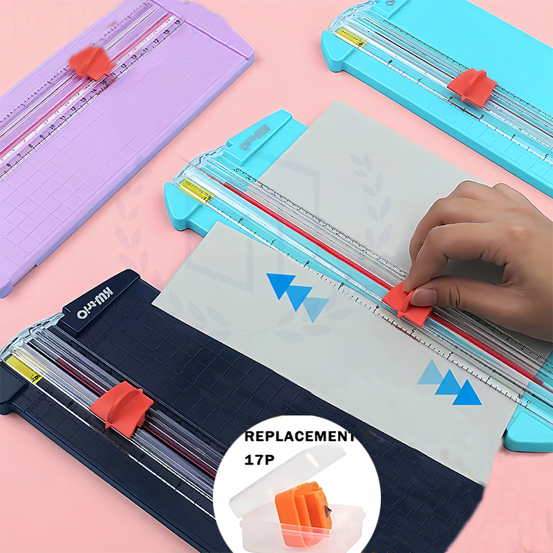 Portable Paper Trimmer Plastic Paper Cutter A4 Size Office Cutting ...