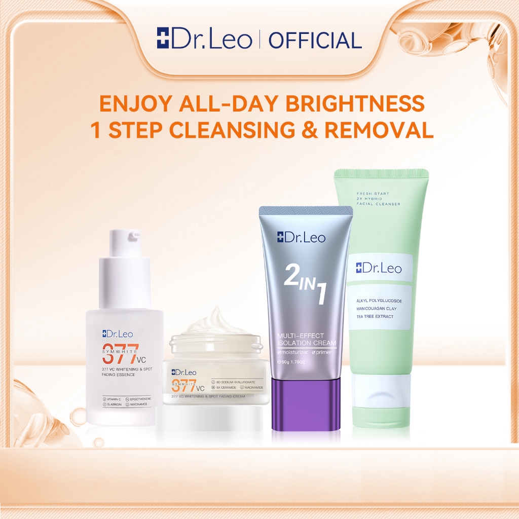 Dr.Leo Multi-effect Brightening 4pcs Set Multi-Effect Isolation Cream ...