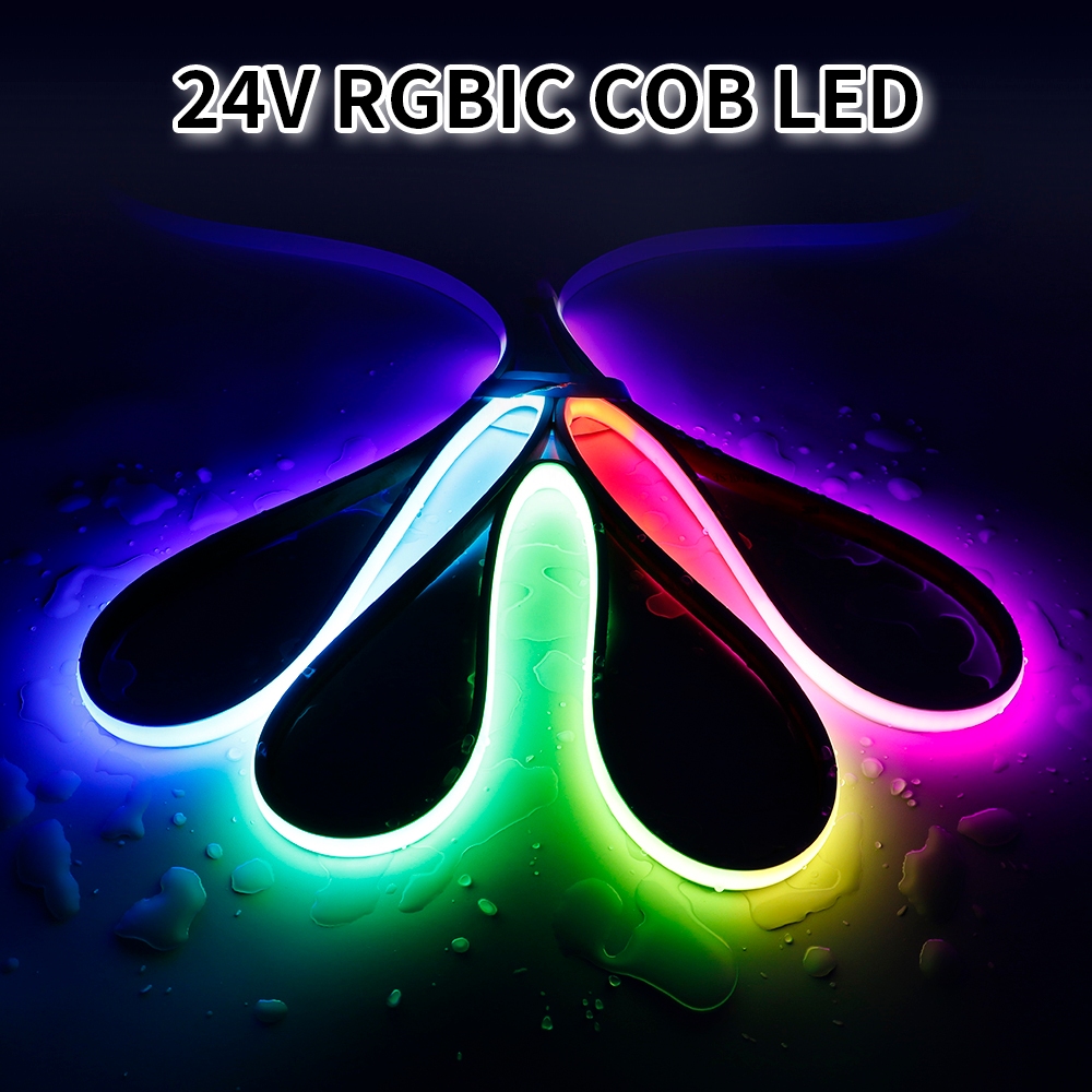 WS2811 RGBIC COB Neon LED Strip Light 720Led/m Addressable Smart Dream ...