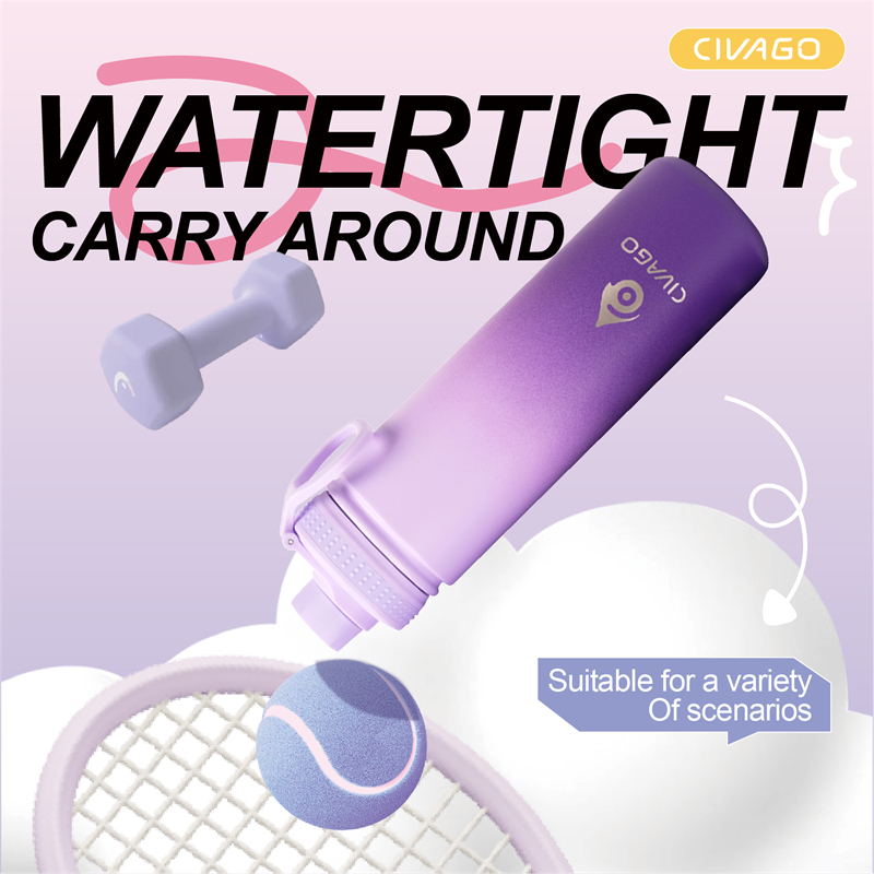 CIVAGO（18oz/22oz/32oz/40oz）Wide Mouth with Cap Lid Vacuum Insulated ...