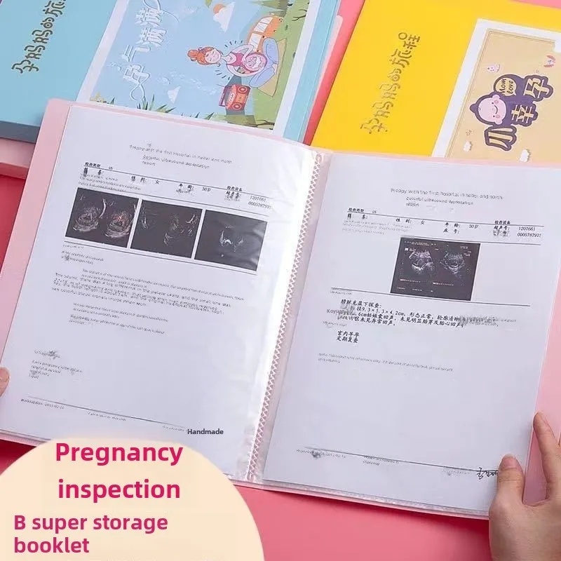Pregnancy Test Storage Book Birth Test Info Booklet Buggy Bag Pregnant ...