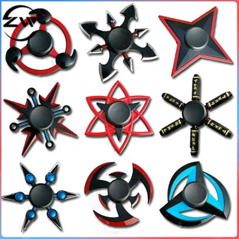 ZW 【in Stock】Fingertip Gyro Naruto Shuriken Fingertip Spinner ...
