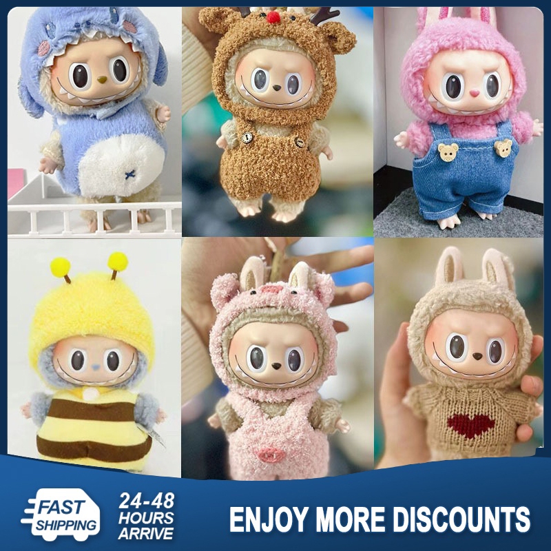 Labubu clothes MACARON Labubu clothes shirt pants hat for Labubu V2 ...