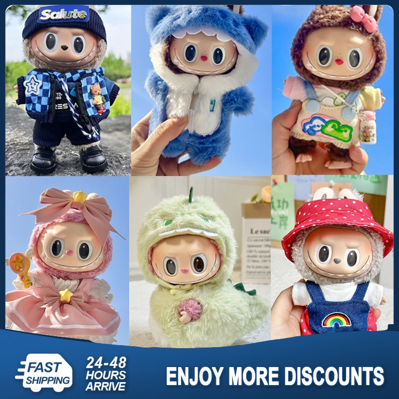 Labubu clothes LABUBU Dress Up Clothes for LABUBU V1&V2,Pink Sweater ...