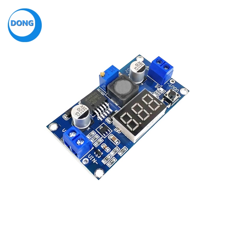 LM2596S DC-DC Buck Step Down Converter with 7 Segment Display LM2596 ...