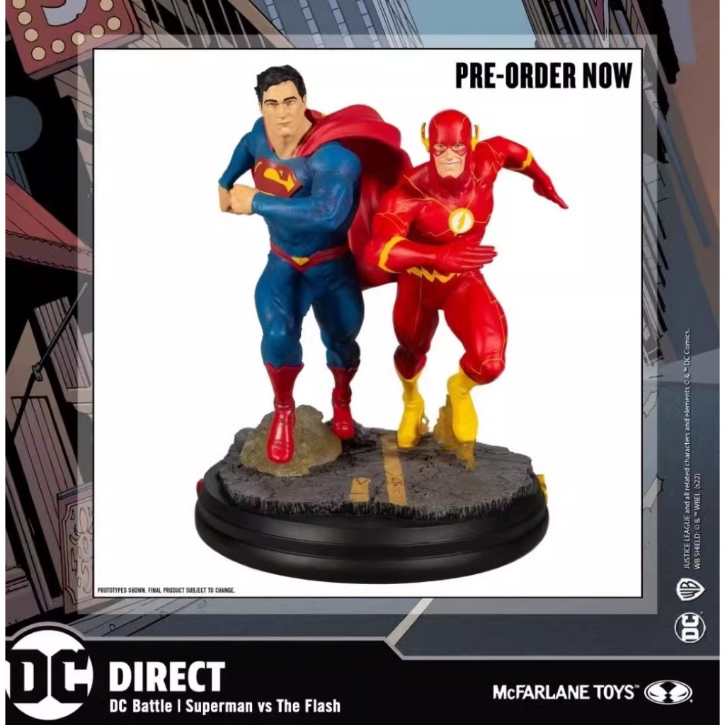 McFarlane Superman and The Flash Double DC Movie Comics Collectible ...