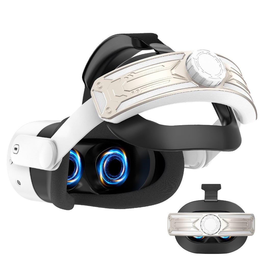 Head Strap for Meta Quest 3S VR Headset Elite Strap Adjustable Soft ...