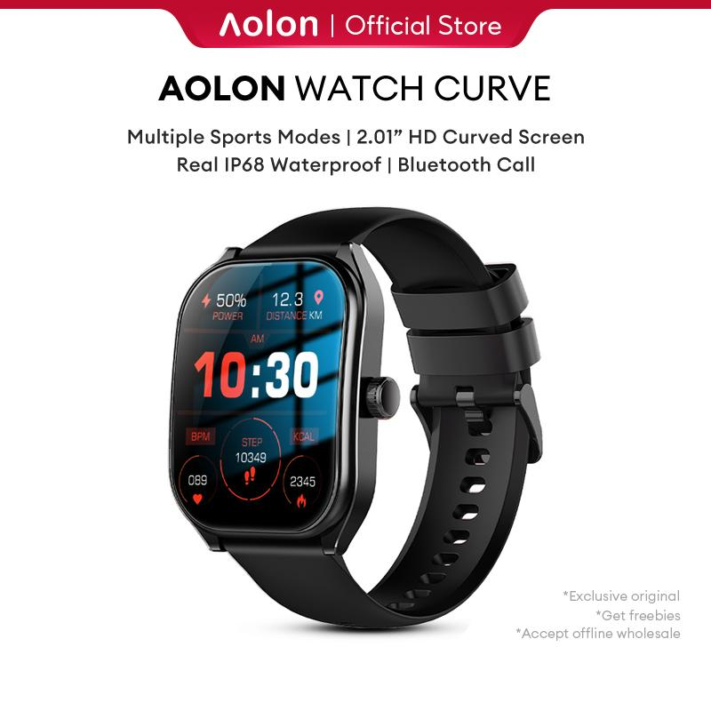 Aolon Curve Smart Watch IP68 Waterproof Original Smartwatch Bluetooth ...