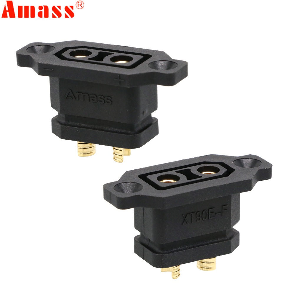 1 /5pcs Amass XT90E-F Battery Connector XT90E Female Plug Gold-plated ...
