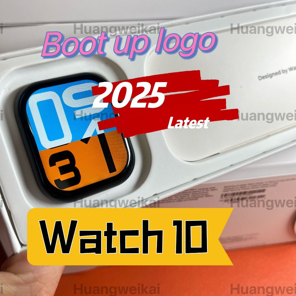 2025 logo watch10 AMOLED 47mm smart watch wireless charging bluetooth ...