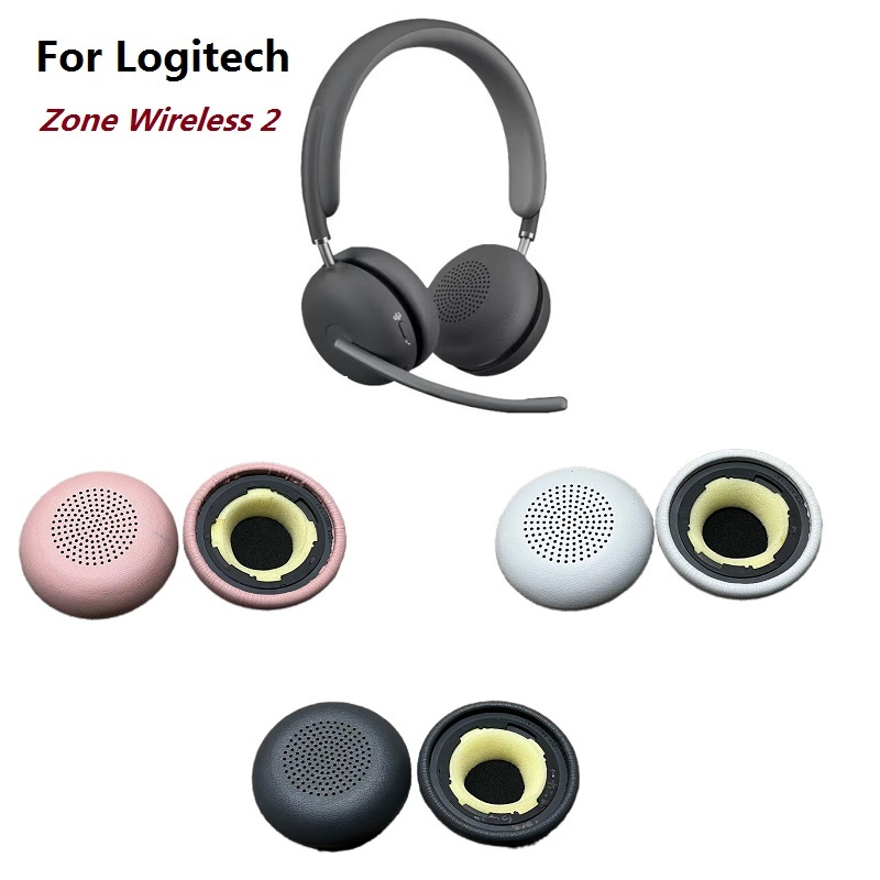 Ear Pads For Logitech Zone wireless 2 Office Business Headphones ...