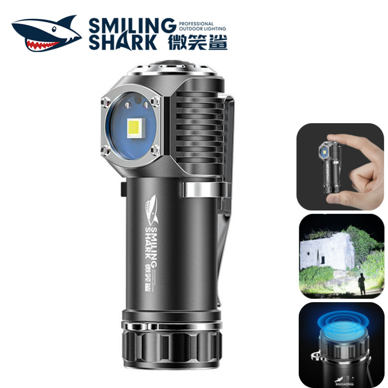 Smiling Shark SD0013 LED Flashlight Mini Super Bright 8500LM 6Mode ...