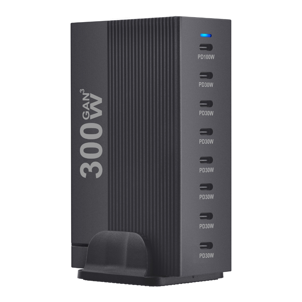 300W Fast Charging GaN Desktop Charging Station with 8 Type C Output ...