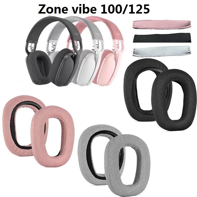 Brand new Ear Pads For Logitech Zone Vibe 100 Vibe 125 Gaming ...
