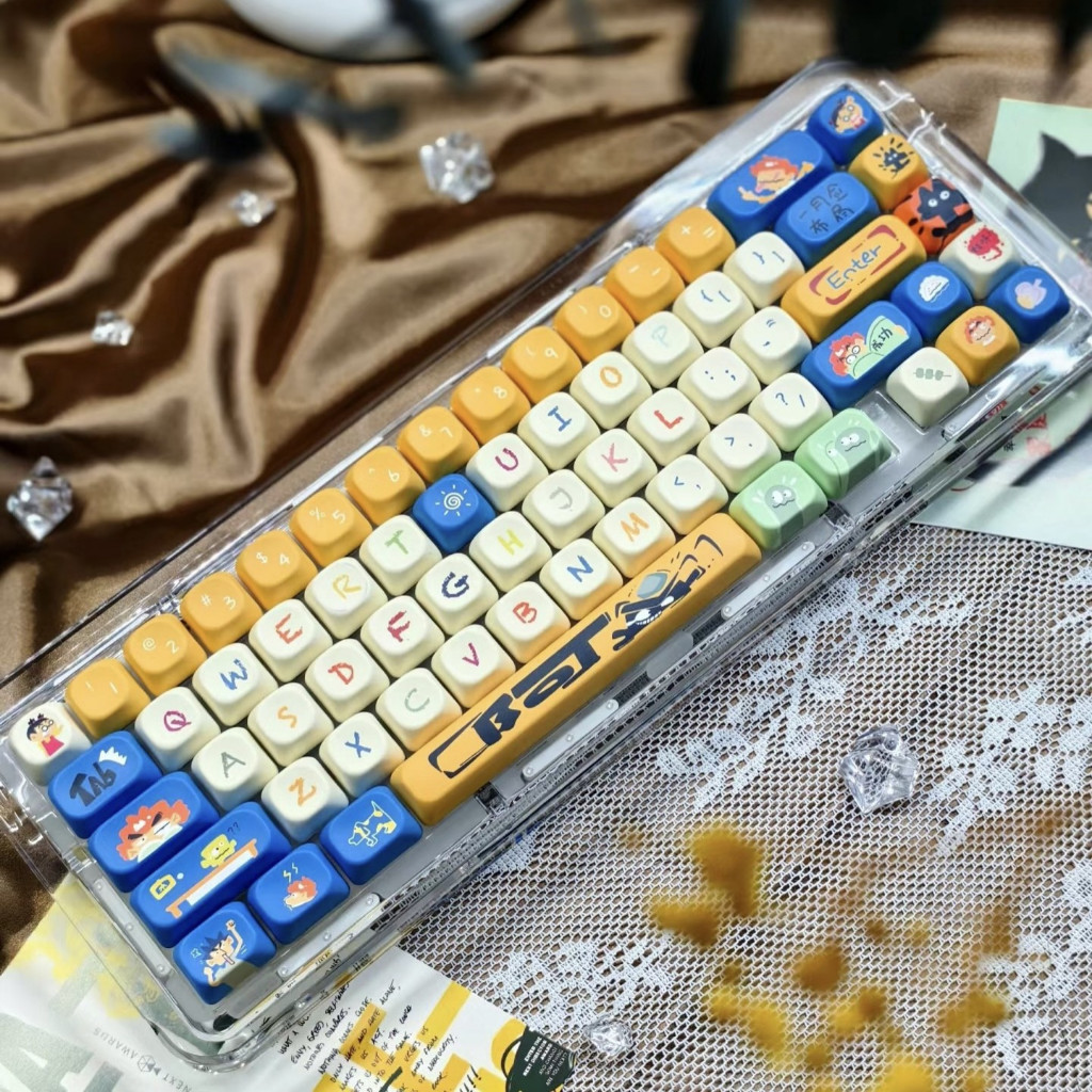 Interesting Child Keycaps 130 Keys Cherry/MOA Height PBT Material ...