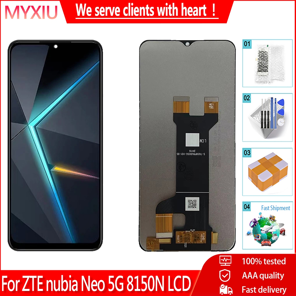 6.6" For ZTE nubia Neo 8150N LCD Display Screen Touch Panel Digitizer ...