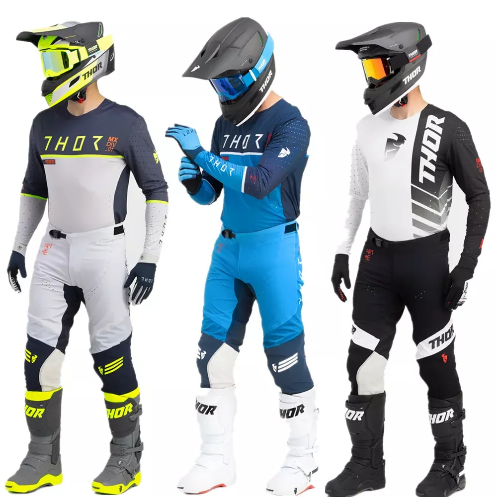 THOR Motocross Equipment Set Motorcycle Riding Clothing Set Off-Road ...