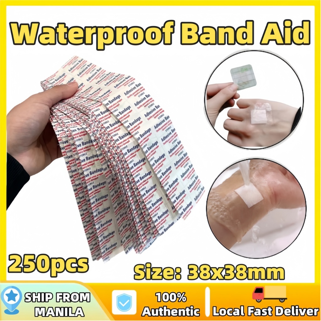 250PCS Non-Woven Band Aid Water Proof/ Hypoallergenic Hemostatic ...