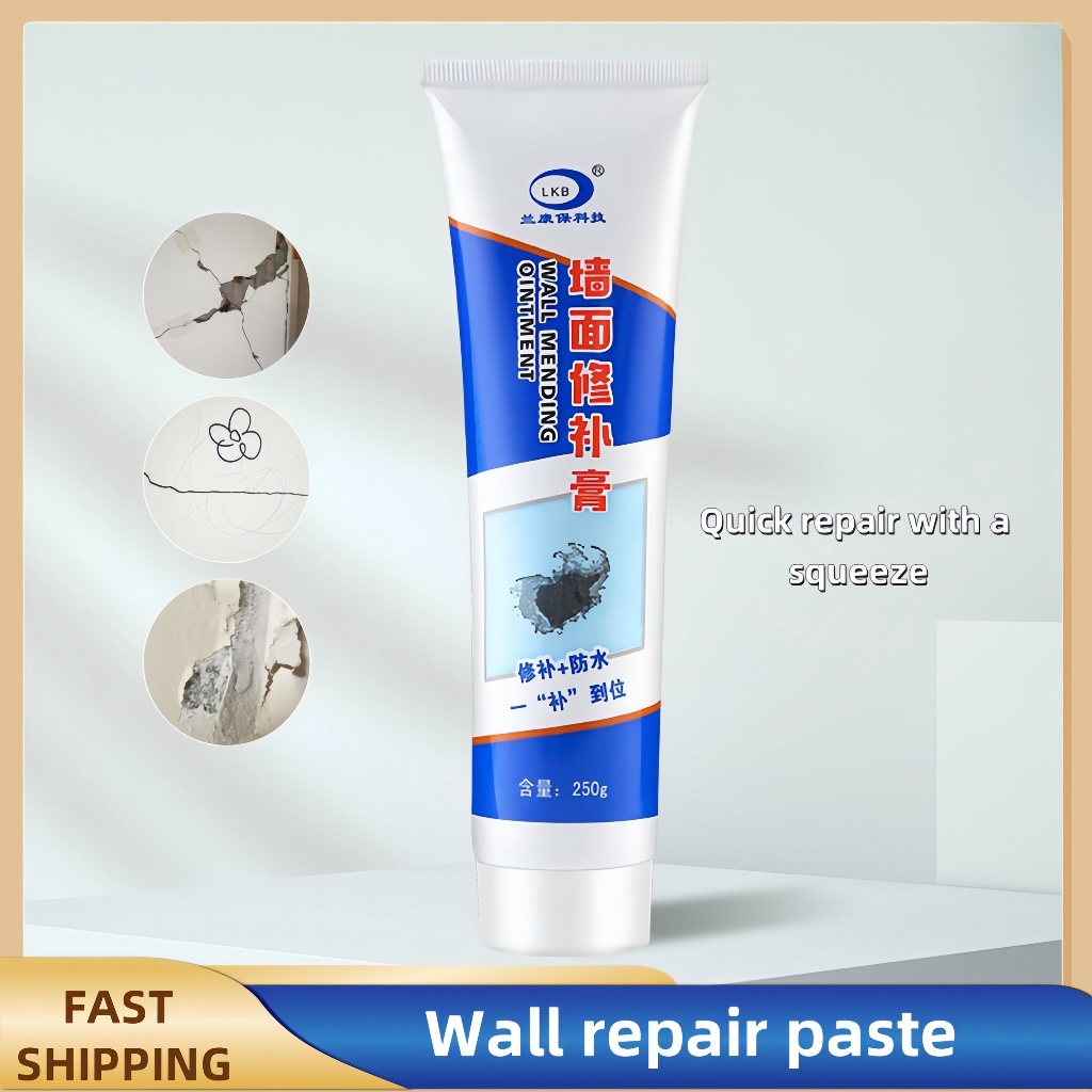 Household wall repair paste wall crack repair agent white latex paint ...